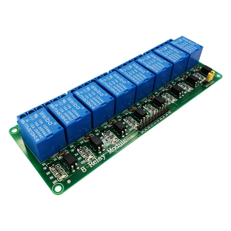 8 channel relay module low level trigger relay control panel with ...
