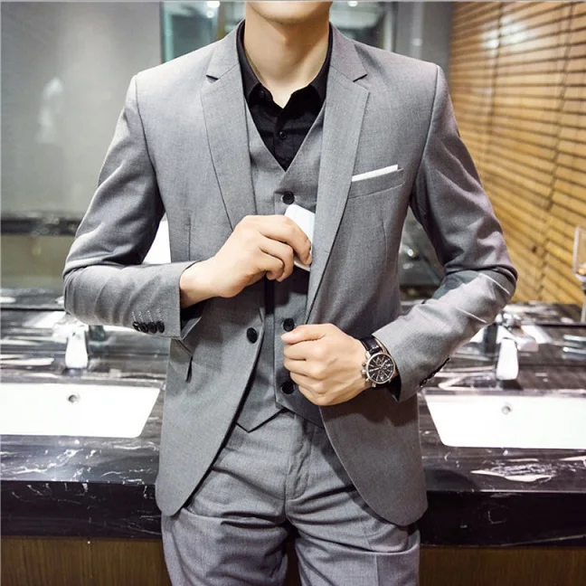 Crested-ibis-Young-people-s-Suits-Gery-Jacket-for-Groom-Tuxedos-3 ...