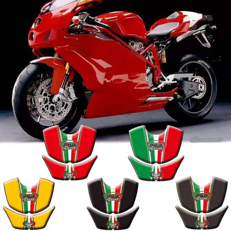 Motorcycle 3d Fuel Tank Pad Protective Stickers Decals For Ducati 749 ...