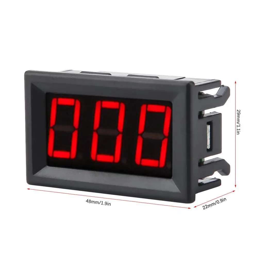 Digital Voltmeter Ammeter Ampermeter DC0-1A Led Volt Amp Meter Voltage ...