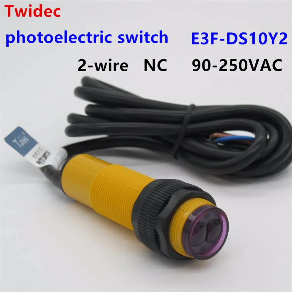 High Quality Diffuse Type M18 Two Wire Ac Nc 10cm Detection Distance Photoelectric Sensor
