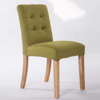Fashion Solid wood fabric Western dining chairs Hotel Cafe Chairs ...