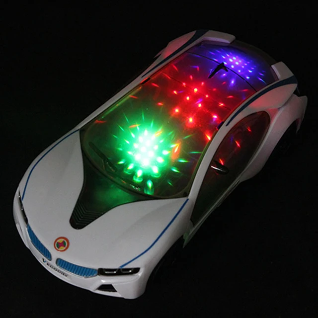 1pc Shining Electronics Car Model Magic Track Toys with Flashing Lights ...