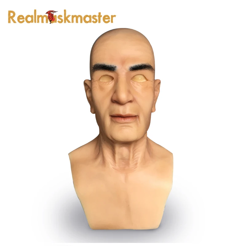 Realmaskmaster realistic silicone halloween mask for man party supplies ...