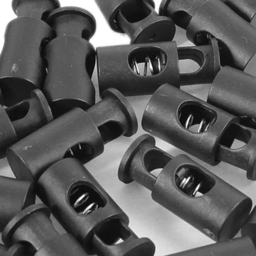 NEWBRAND Single Hole Cord Locks Stoppers for Clothes Tent 6mm Dia 20 ...