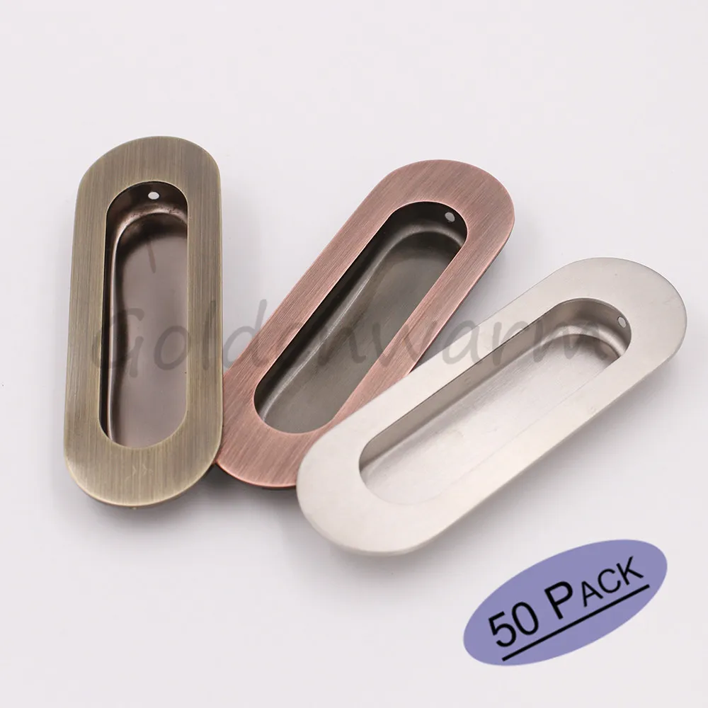 Recessed Cabinet Handles Stainless Steel Flush Pocket Finger Pulls ...