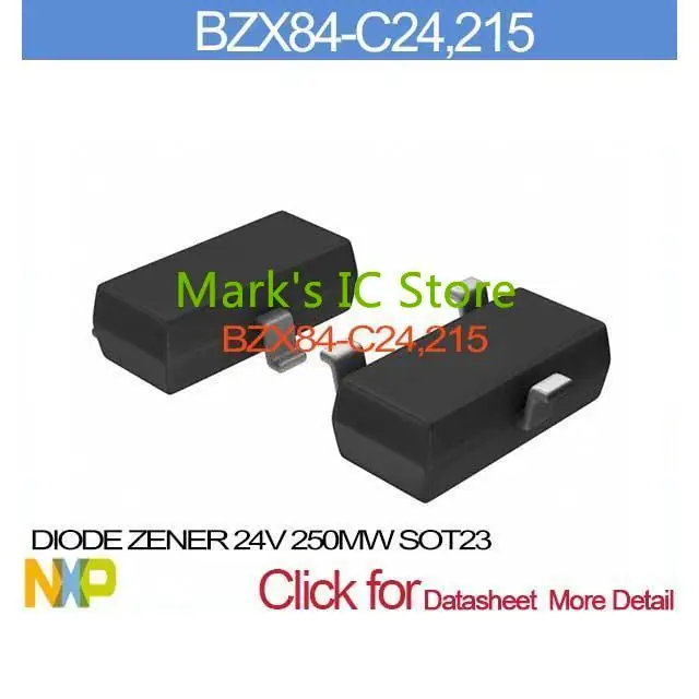 BZX84 C24,215 DIODE ZENER 24V 250MW SOT23 BZX84 C24,2 84 C24, BZX84 C2 ...
