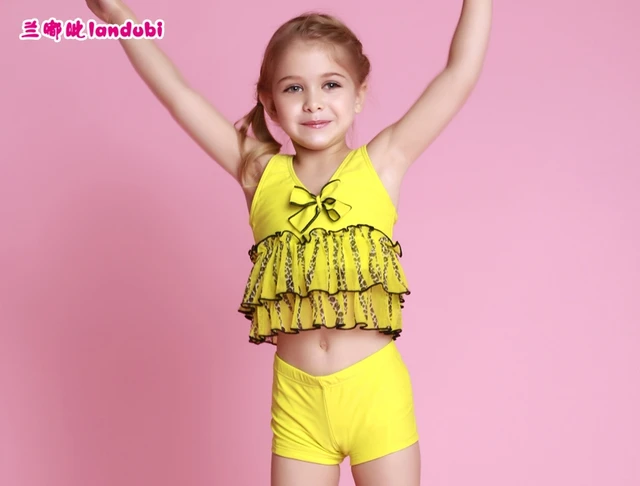 2015 Fashion Two Piece Girl Swimwear Baby Zwempak Biquini Infantil ...