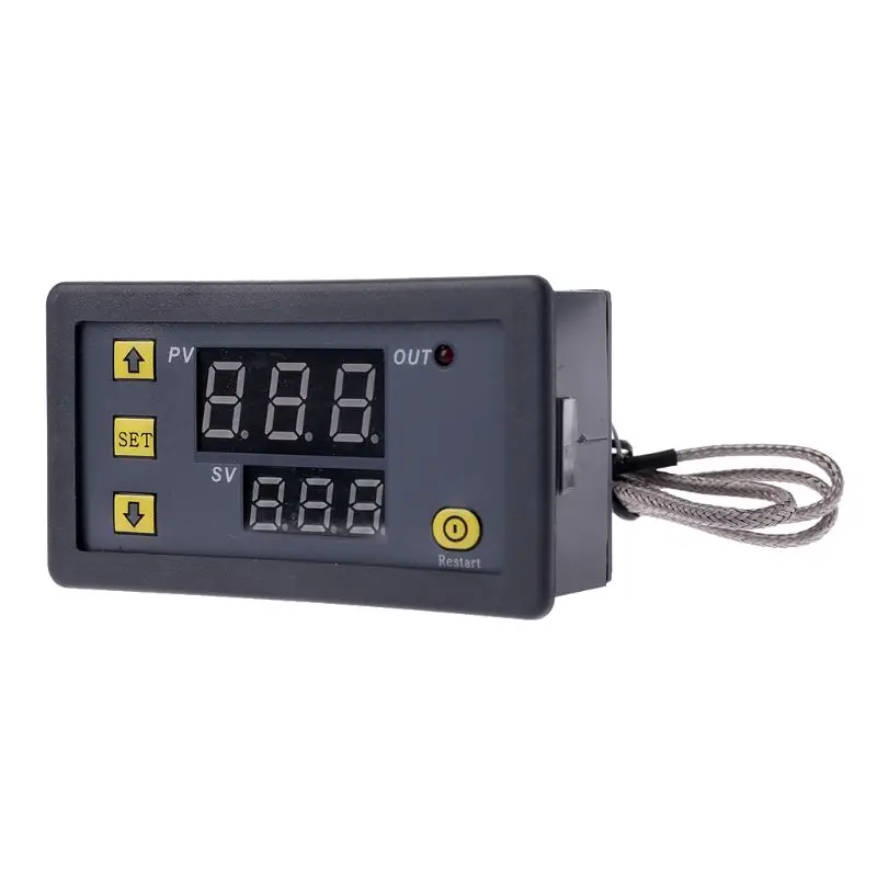 DC 12V Digital Temperature Controller 60 500c K type M6 Probe Thermocouple Sensor Embedded Thermocouple Thermostat