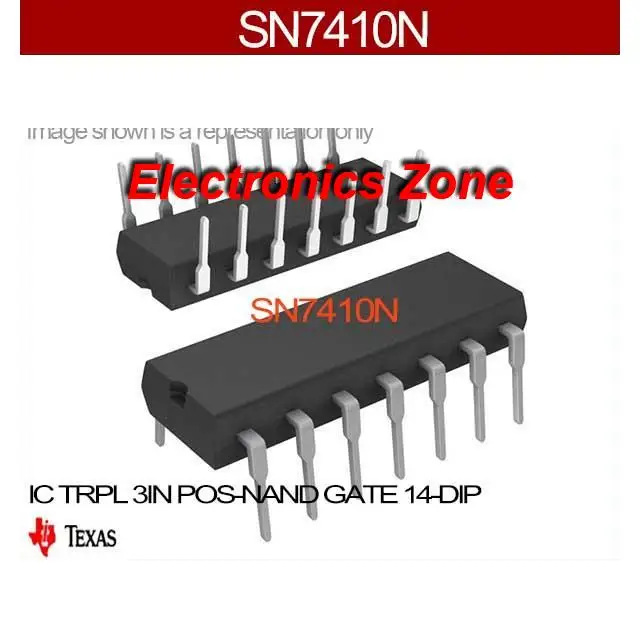 Sn7410n Ic Trpl 3in Pos-nand Gate 14-dip Sn7410n 7410 Sn7410 10n ...