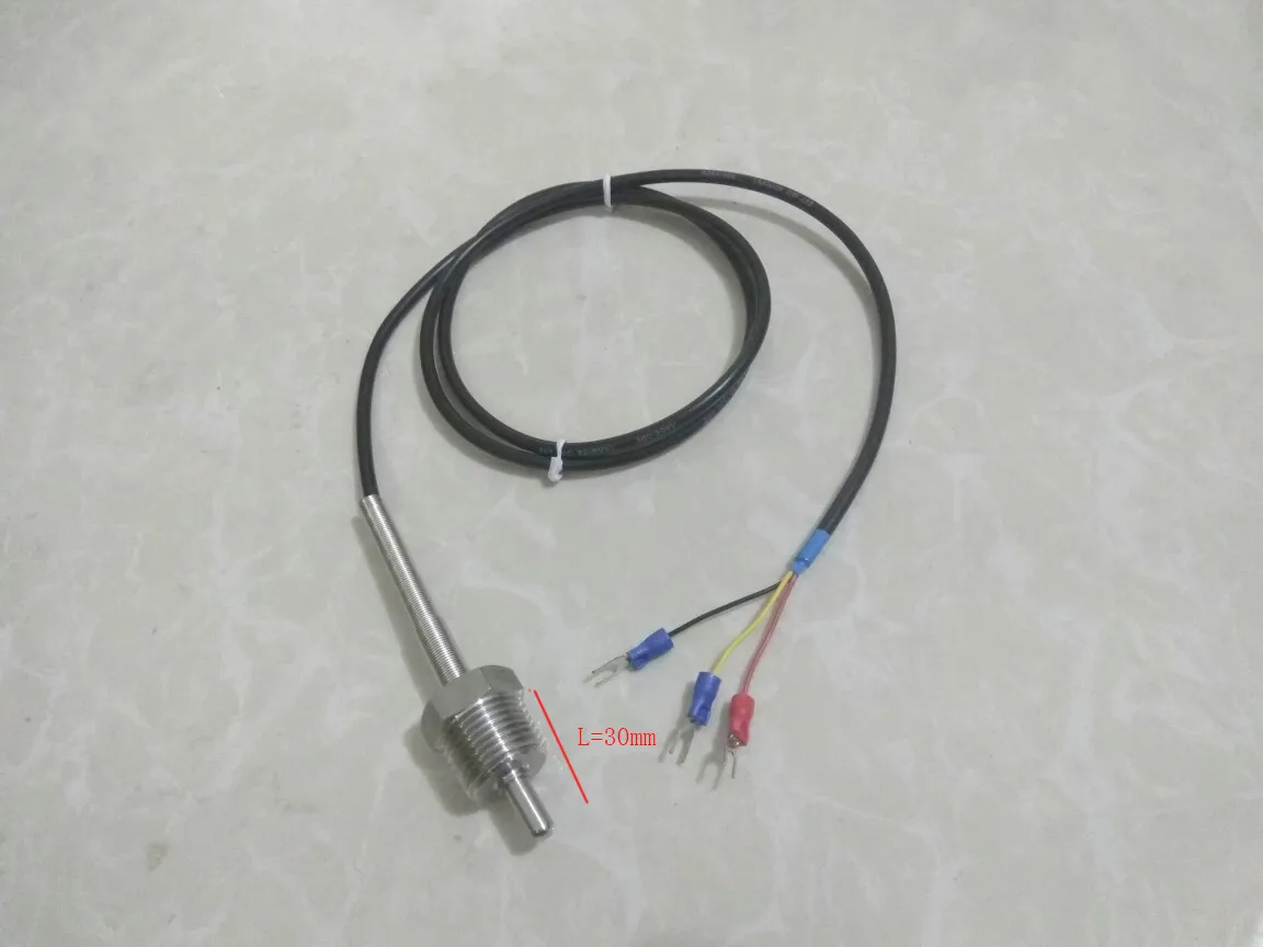 1x-PT100-SUS304-Housing-Platinum-Resistance-Temperature-Sensor-G1-2 ...