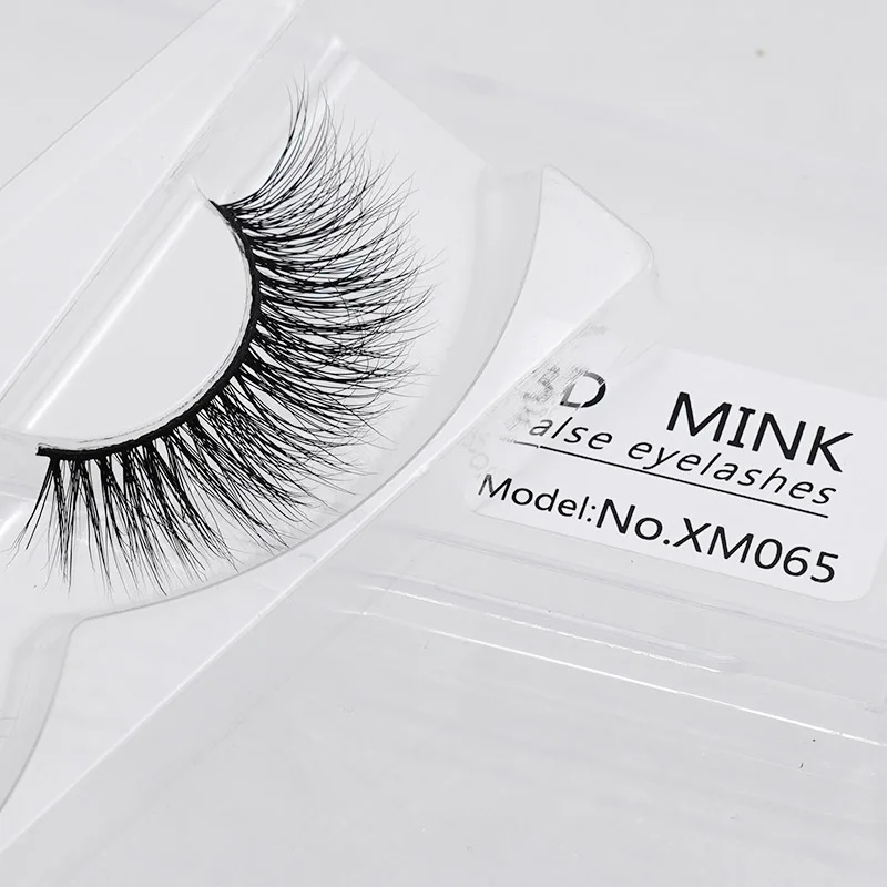 1 par de pestañas postizas naturales de visón 3d pestañas suaves ...