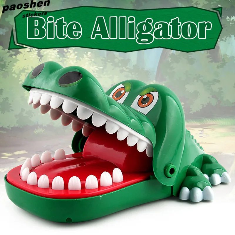 Hot Sell Mouth Tooth Alligator Creative Practical Jokes Hand Crocodile ...