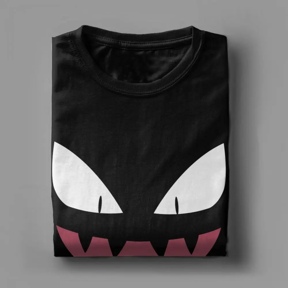 Pokemon Haunter Ghost Gengar Printed Short Sleeve T-Shirt - KawaiiMerch.com