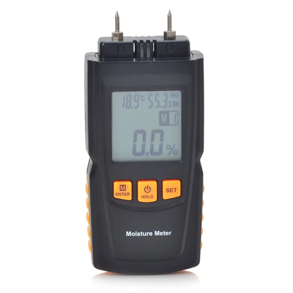 Gm620 Lcd Display Wood Moisture Meter Adjustable Digital Humidity ...
