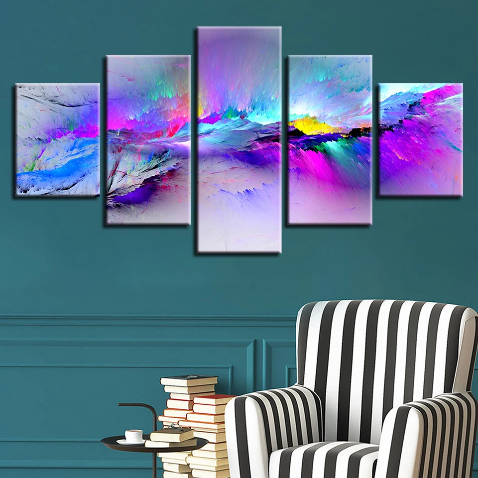 Multi 5d Panel Color Abstract art 5d diy Diamond Painting 5 pcs full ... Multi 5d Panel Color Abstract art 5d diy Diamond Painting 5 pcs full ...