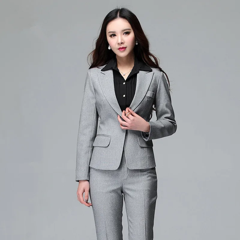 Women Business Suits Formal Office Suits Work 2015 Autumn Winter Ladies ...