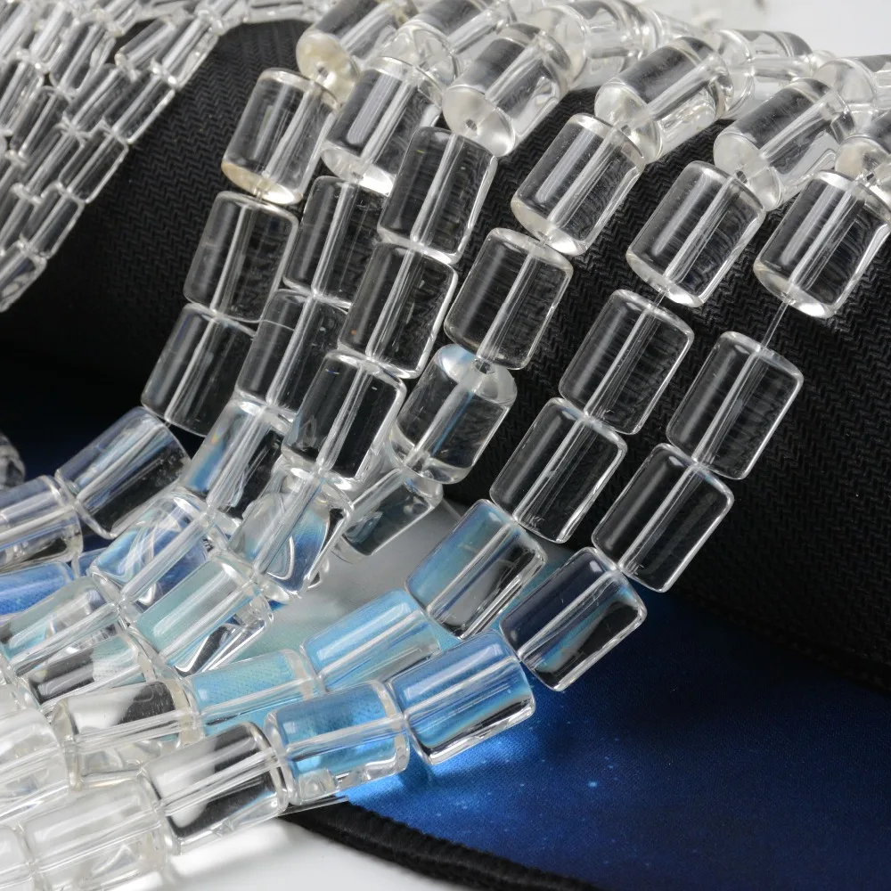 Natural Crystal Round Column Beads 10x14mm / 12x16mm|beads beads|beads ...