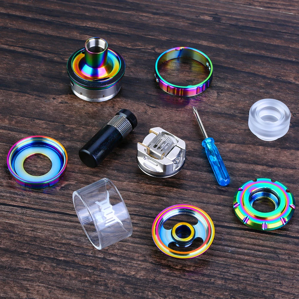 Original Damnvape Doom RTA Atomizer 4ml Capacity E-cig Tank 3D Liquid ...