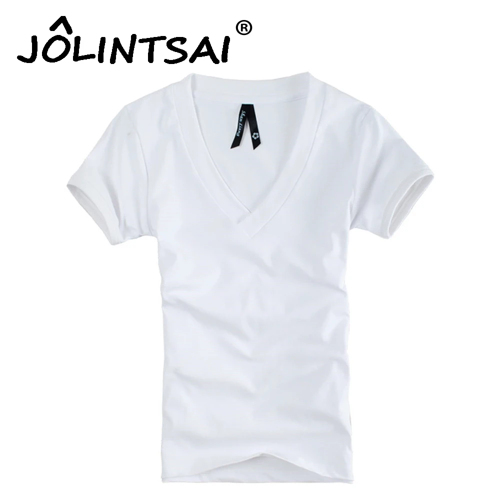 Online Buy Wholesale deep v neck t shirts for men from China deep v ...