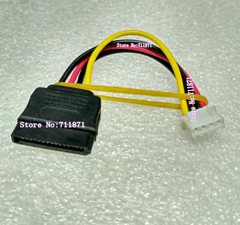 Cable de alimentación SATA de 4P a 4 agujas, 4 orificios SATA de Cable ...