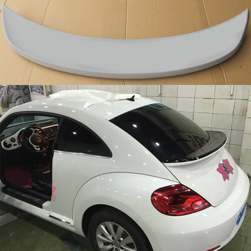 Beetle Frp Primer Rear Middle Trunk Lip Spoiler Wing For Volkswagen Vw