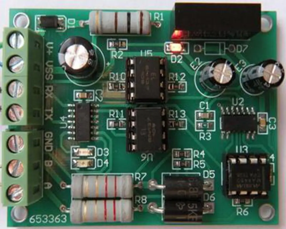 Ttl Uart Microcontroller Serial Port To Switch To 485 Modules Photoelectric Isolation Lightning