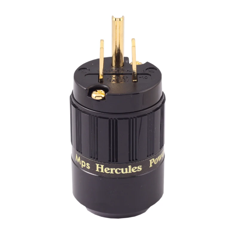HiFi MPS Hercules M HiFi power cord Plugs Connector 24K gold Plated C ...