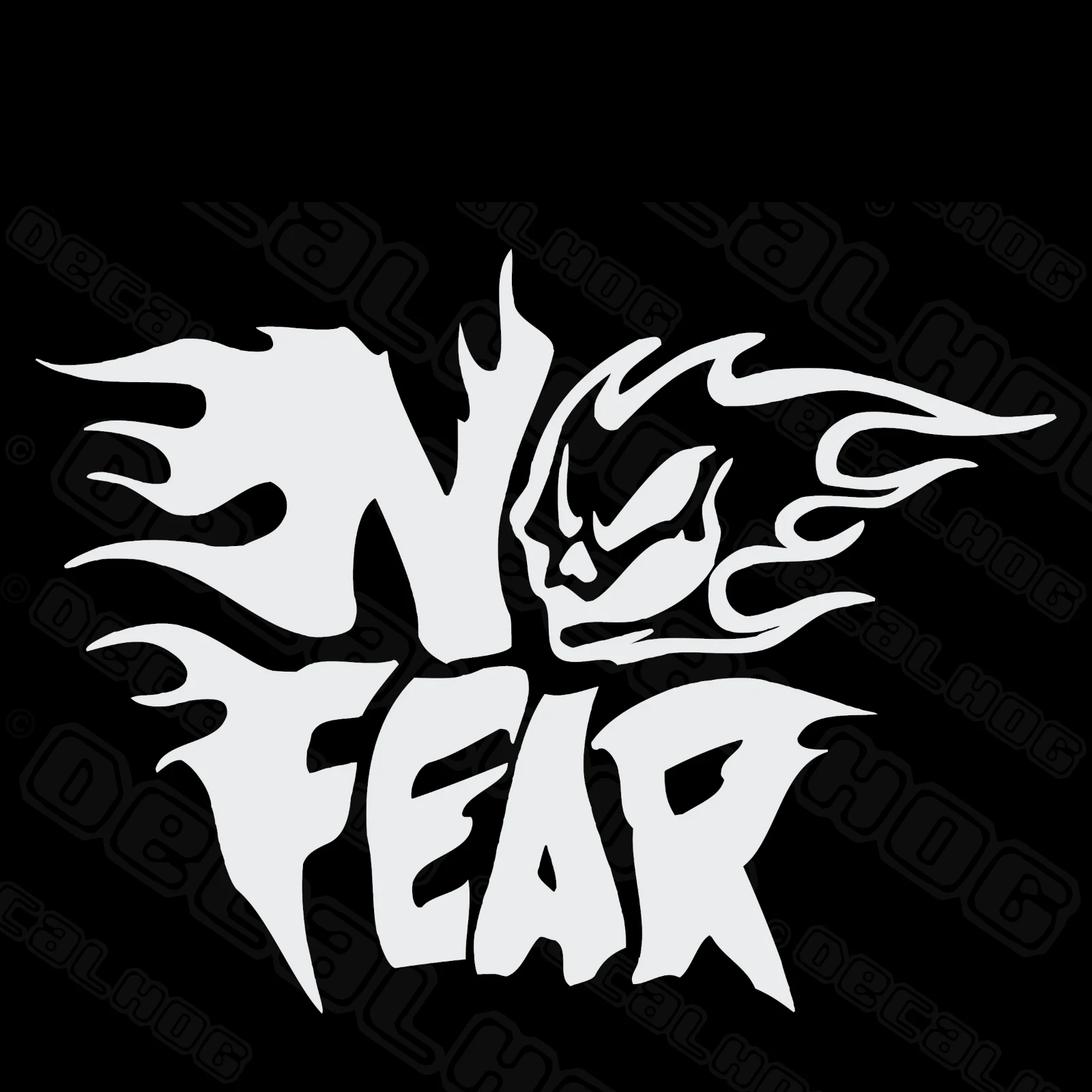 No Fear Logo Skull