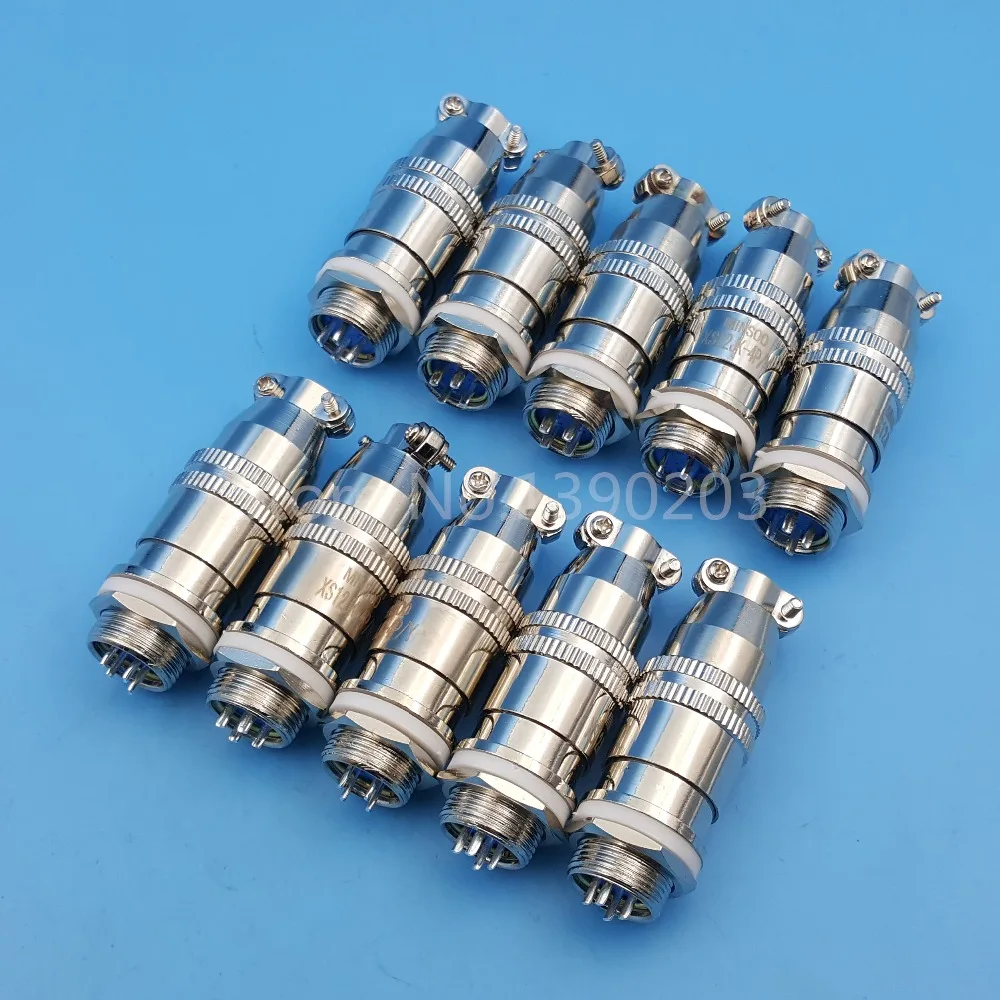 10Pcs XS12 4Pin Quick Metal PUSH PULL Circular Aviation Connector 12mm ...