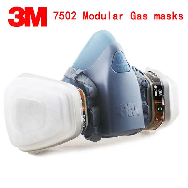 3M 7502 respirator gas mask Genuine high quality protective mask With ...