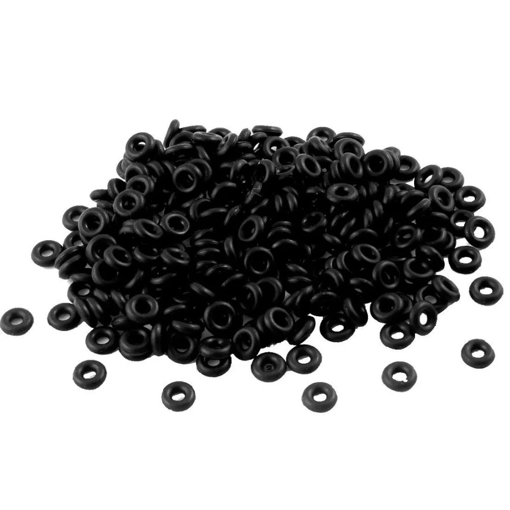 500 Pcs 6 x 2 x 2mm Mechanical Rubber O Ring Oil Seal Gaskets|sealing ...