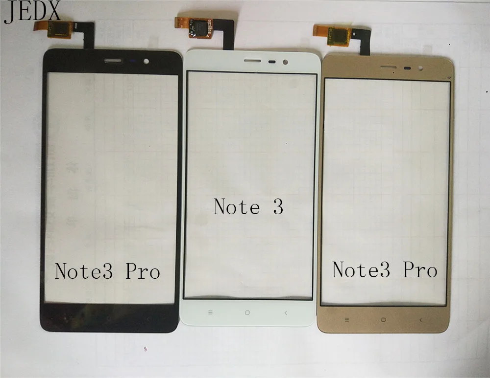 JEDX Touch Screen For Xiaomi Redmi Note 3 Glass Touchscreen sensor For ...