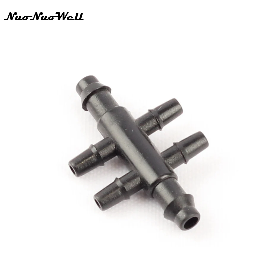 15pcs 4/7mm To 3/5mm Nuonuowell Six Ways Hose Splitter Micro Drip ...