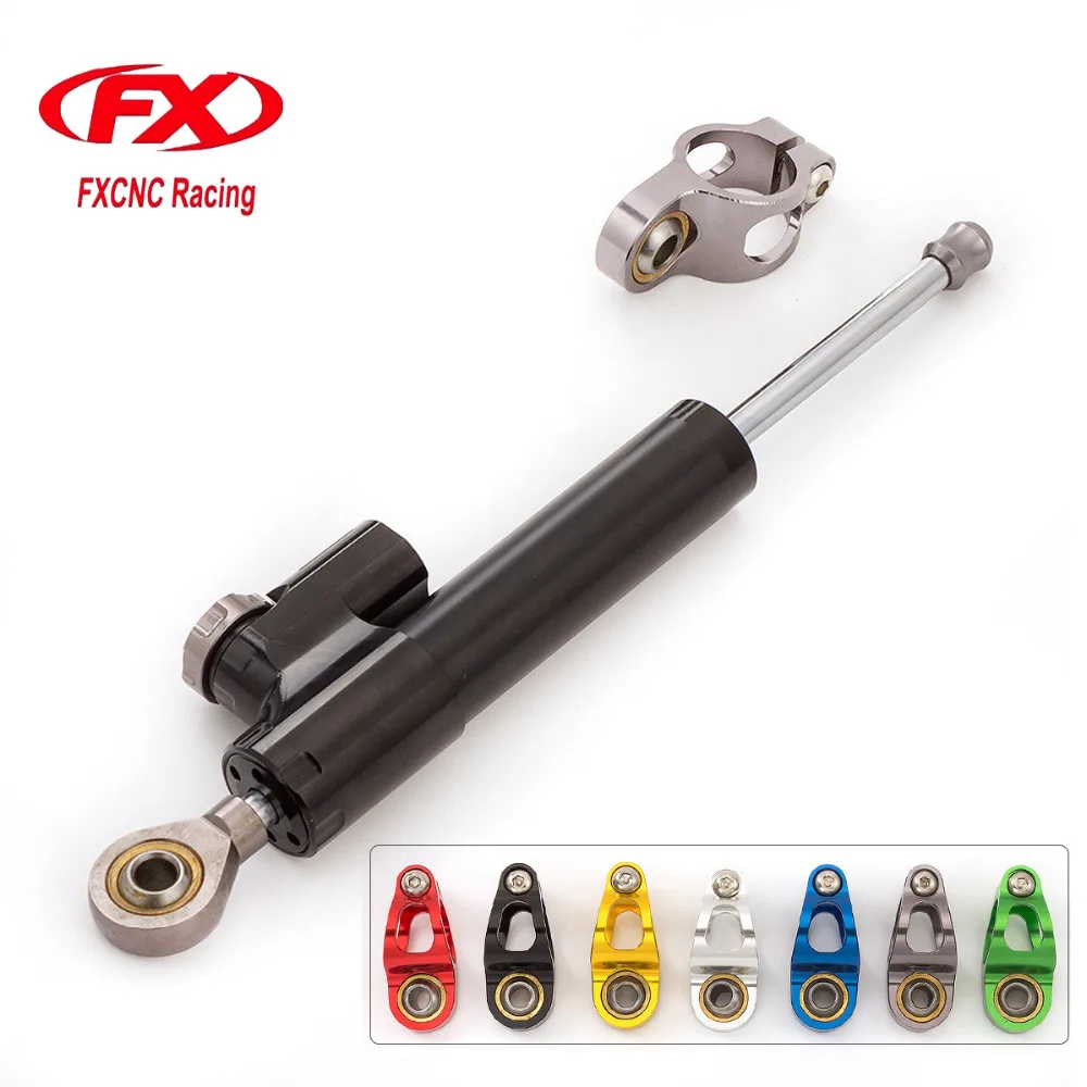 FXCNC Motorcycle Steering Damper Stabilizer Damper Reversed Safety ...