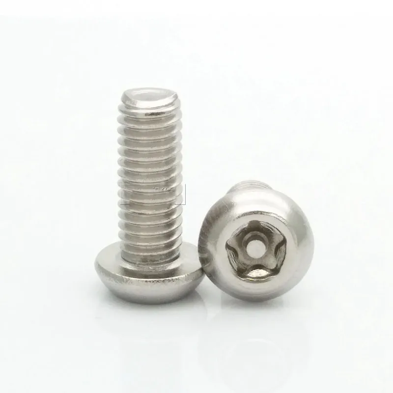 M5 M6 Pentagonal Star Screw Pan Head Security Fives Point Screws Length ...