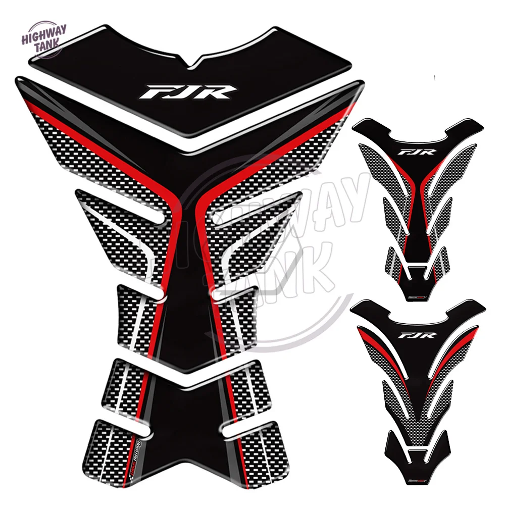 3d Carbon-look Motorcycle Tank Pad Protector Decal Stickers Case For ...