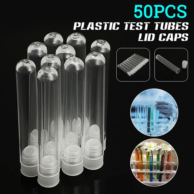 Clear Plastic Tubes With Caps