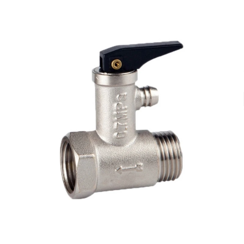 1PC-M1-2-to-F1-2-Brass-Chrome-Finished-safety-Valve-0-7MPa-Water-Heater ...