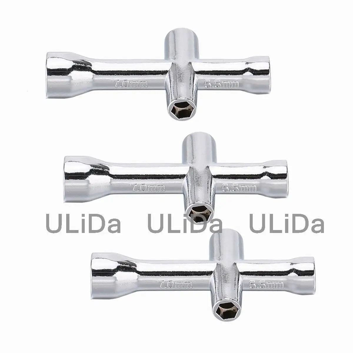 3 Pcs Hsp 80132 Cross Wrenches Maintenance Tool Small Sleeve Hex Fro Rc ...