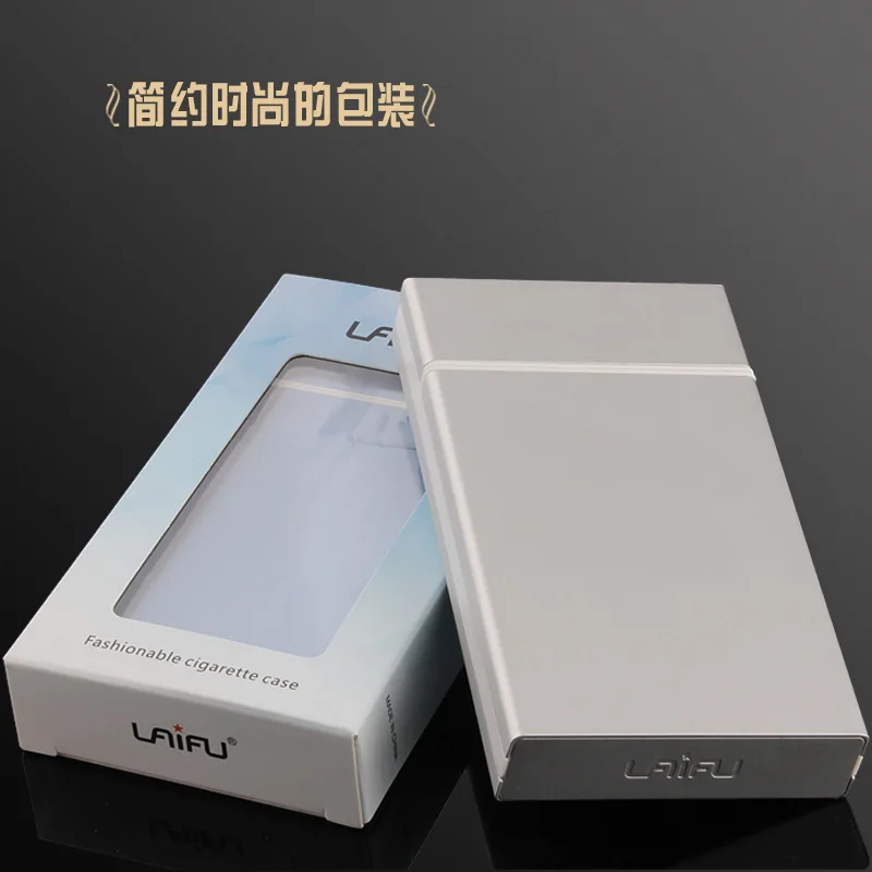 Ultra Thin Cigarette Case Slim Metal Cigarette Box Aluminum Cigarette ...