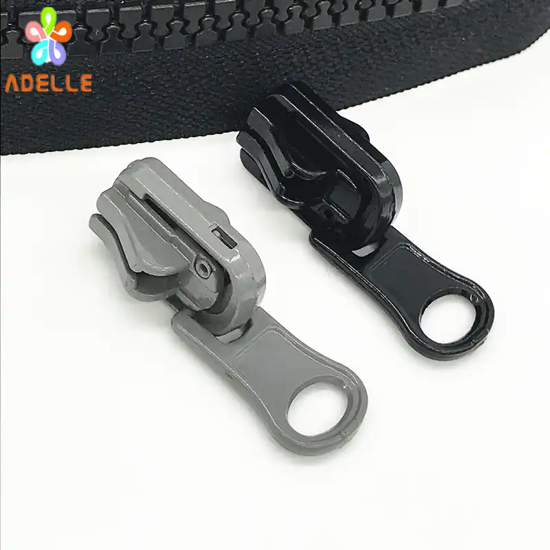 10pcs Plastic resin Zipper Slider NO.5 Auto Lock reversible double face ...