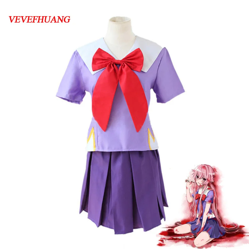Vevefhuang Women Halloween Anime Future Diary 2nd Mirai Nikki Yuno ...