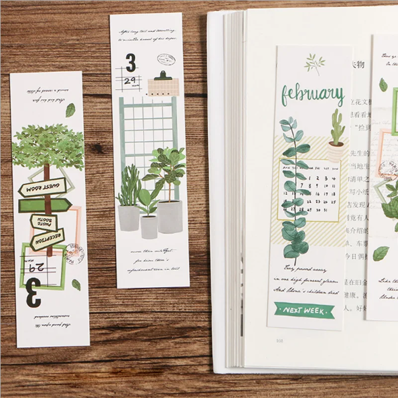 30 Pcs/lot happy things Paper Bookmark Stationery Promotional Gift ...