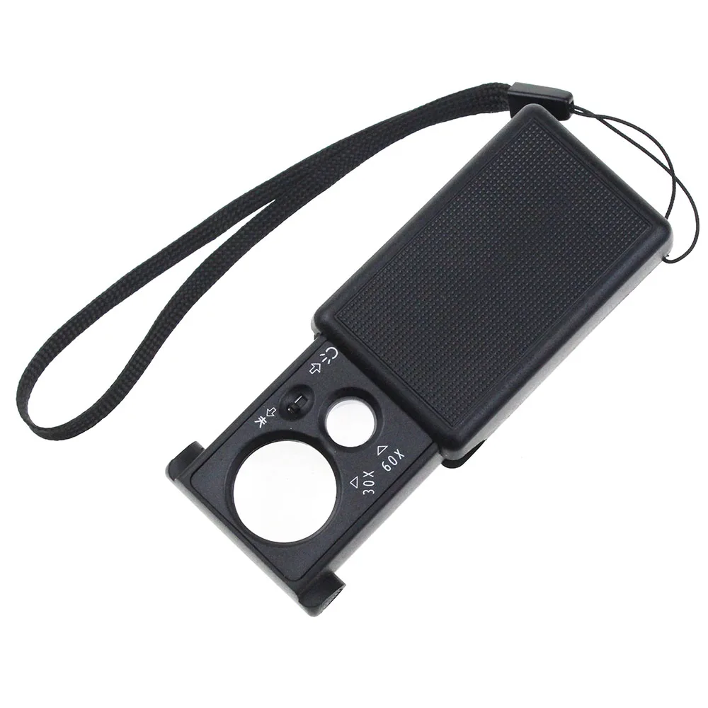30X 60X Portable Magnifier LED UV Jewelry Appraisal Reading High 30x-60x-portable-magnifier-led-uv-jewelry-appraisal-reading-high