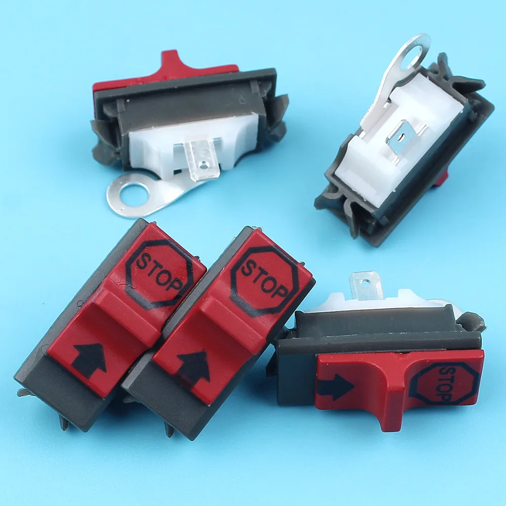 5 X On-off Kill Stop Switch Kit For Husqvarna 136 137 141 142 50 51 55 ...