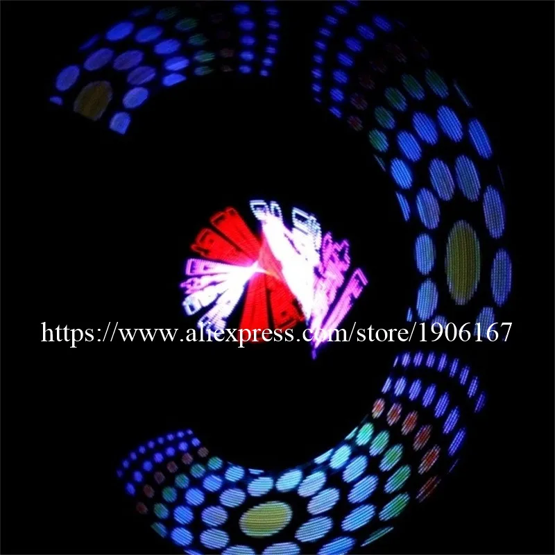 One Pair 40 Pixels Poi Full-color Led Stick Programmable Nunchuck Usb ...