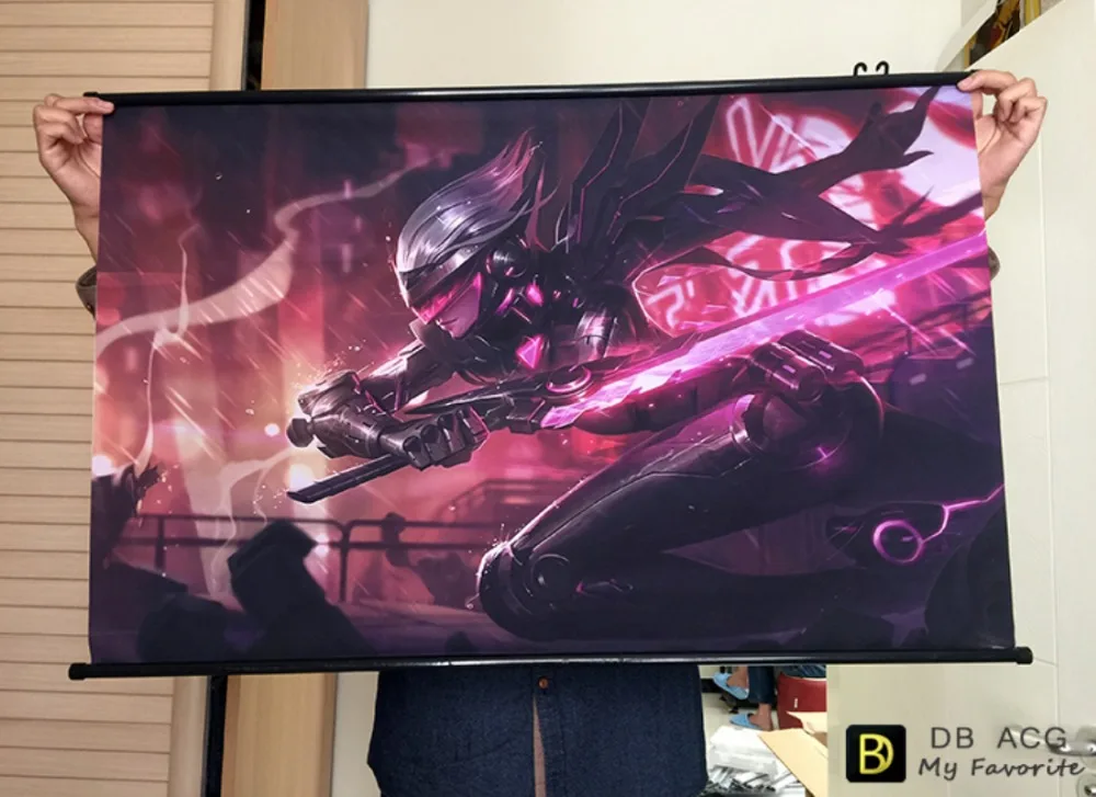 "League of Legends LOL: Fiona" HD Game Scrolls Poster Bar Cafes Home ...