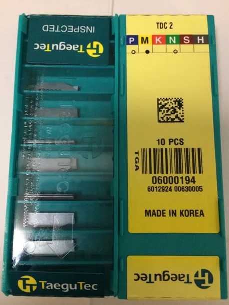 Taegutec CNC inserts TDC 2 TT8020 tungsten carbide turning tools ...