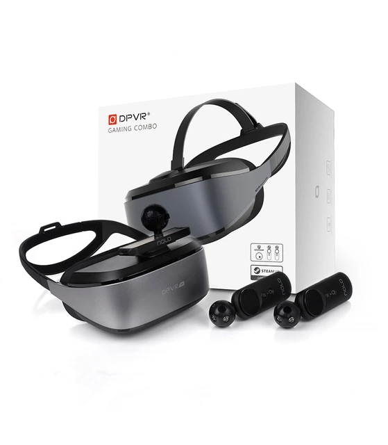 DeePoon PRO E3 4K VR Headset 3D Theater Goggles,Resolution 3840*2160 FHD Screen Virtual Reality ...